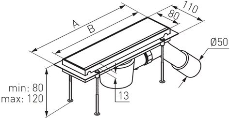 Basic Rigola Dus De 30 Cm 0a8ol2 Celro
