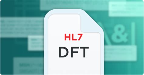 Hl7 Dft Message