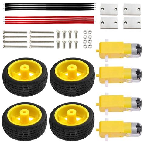 Dc 3v 6v Getriebe Tt Motor Reifen Rad Bausatz F Grandado