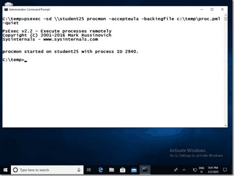 Using Process Monitor Procmon Remotely 4sysops