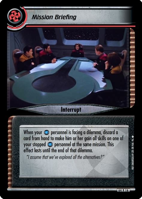 Mission Briefing Fow Cardguide Wiki Fandom
