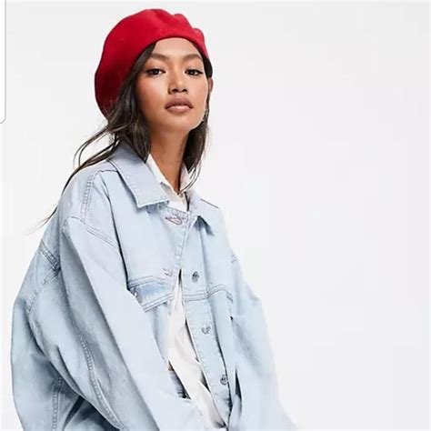 Wool Beret Hat In Red Beret Paris Depop