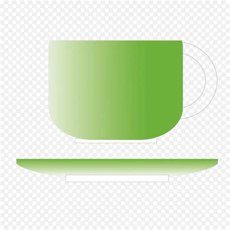 矢量绿色渐变咖啡杯PNG图片素材下载 图片编号9568483 PNG素材网