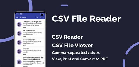 Csv File Viewer Apk Download For Android Aptoide