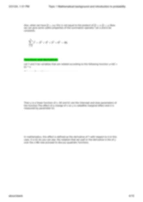 Solution Topic 1 Mathematical Background And Introduction To
