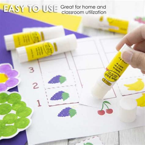028 Oz 8g Glue Stick 4pack 24 Packs Geyer Instructional Products