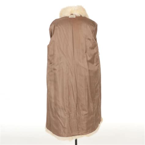 Lynx Dyed Fox Fur Full Length Coat Ebth
