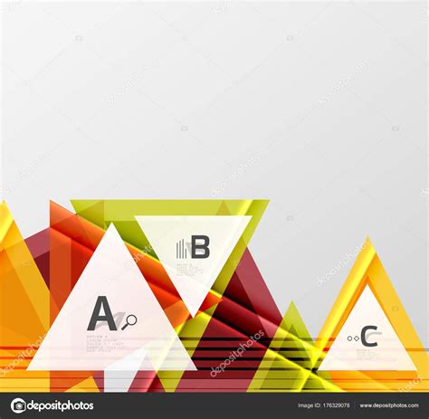 Color Triangles Background Design Stock Vector Image By ©akomov 176329078