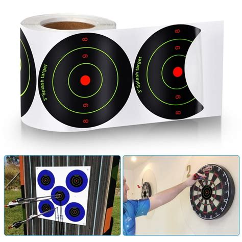 3 Shooting Target Stickers Tsv Self Adhesive Shooting Papers Fit For