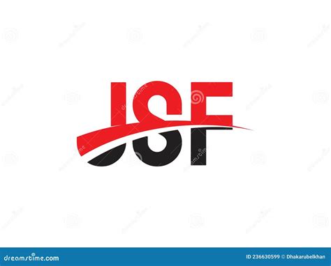 Jsf Letter Initial Logo Design Vector Illustration Stock Vector Illustration Of Brand Sign
