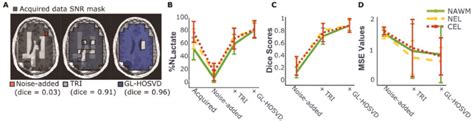 Denoising Effects On Lactate Signals With Simulated Noise A Examples