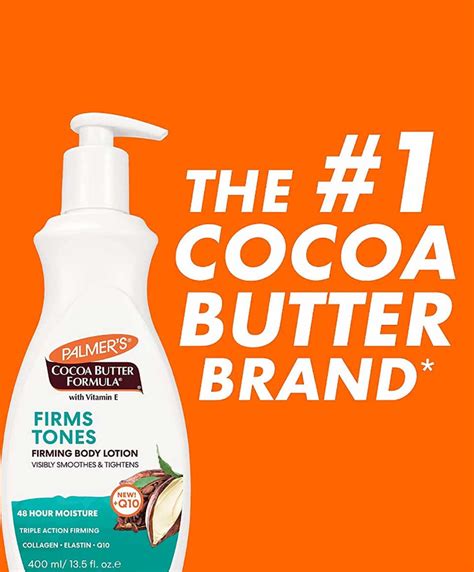 Cocoa Butter Formula With Vitamin E Firms Tones Body Lotio