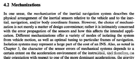 惯导系统的机械编排 力学编排概念 知乎