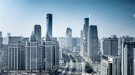 江西南昌城市航拍都市风光建筑摄影摄影素材汇图网