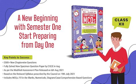 Chapterwise MCQs Science Book For ISC Class Semester I Exam New Pattern