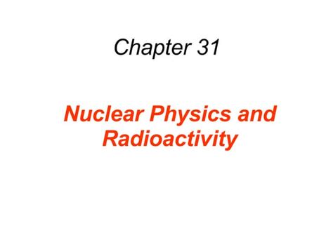 Chapter 31 Powerpoint Ppt