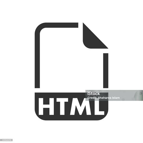 Html 파일 형식 아이콘 0명에 대한 스톡 벡터 아트 및 기타 이미지 0명 문서 벡터 Istock