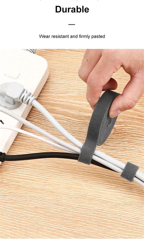 3m Solid Color Cable Ties Power Wire Loop Free Cut Nylon Reusable Cable Tie Storage Cable