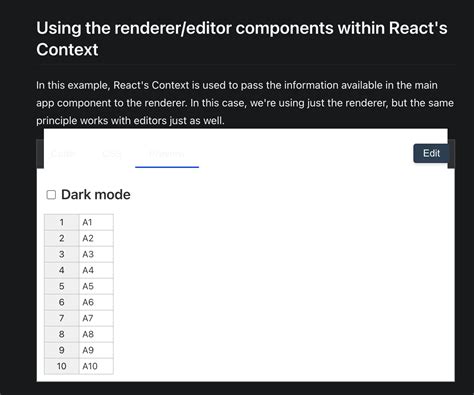 Docs Header On The React Demo Which With Dark Theme Covers The Buttons Due To Wrong Inherits