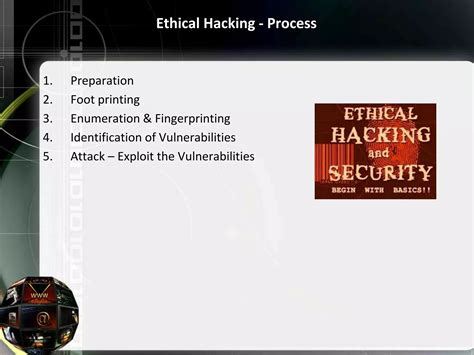 ethical hacking good aspect of hacking ppt