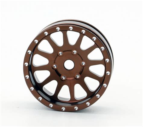 Powerhobby A24 Aluminum 10” Rock Crawler Wheels Axial Scx24 Bronze