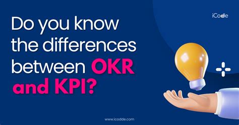 Icodde Difference Between Kpi And Okr While A Kpi Is A Key