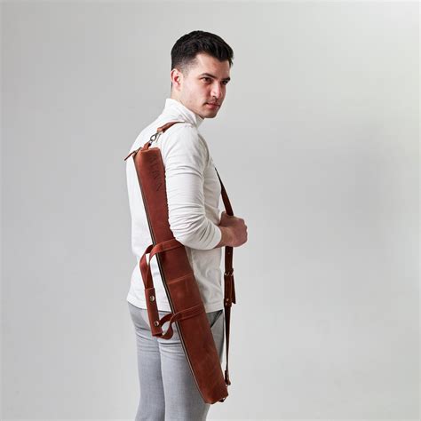 Personalized Pool Cue Case Leather Pool Cue Case Custom Pool Cue Bag