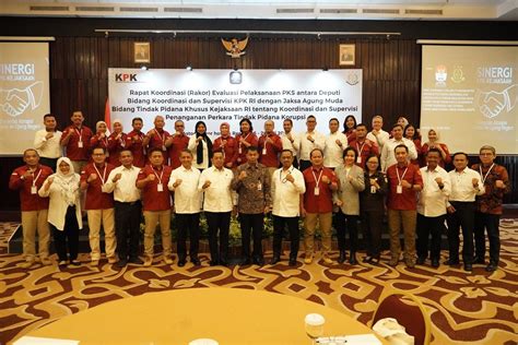 Perkuat Kolaborasi KPK Dan Kejaksaan Agung RI Evaluasi Pelaksanaan
