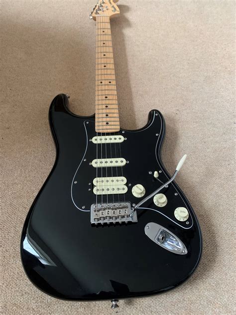 Fender American Performer Stratocaster Hss Maple Black 2019 Rock
