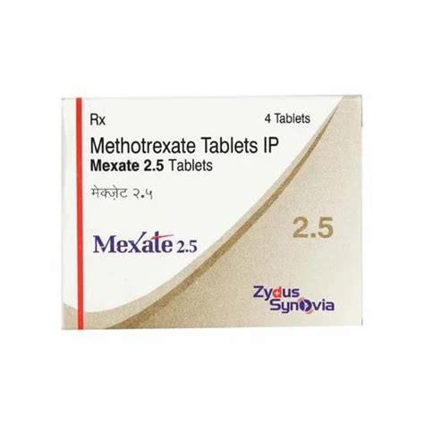 Methotrexate Tablet 2 5mg At ₹ 198 Stripe In Surat Id 26242642491