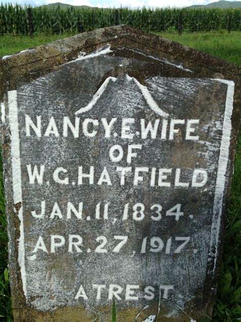 Nancy Emeline Sims Hatfield 1834 1917 Find A Grave Memorial