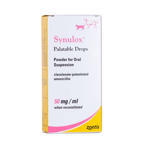 Buy Synulox Palatable Drops Powder For Oral Suspension From £11 79