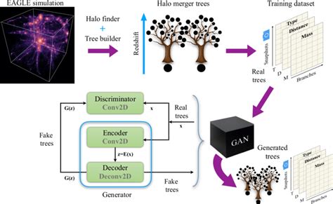 Halo Merger Tree Generation Process Adapted From Robles Et Al 2019