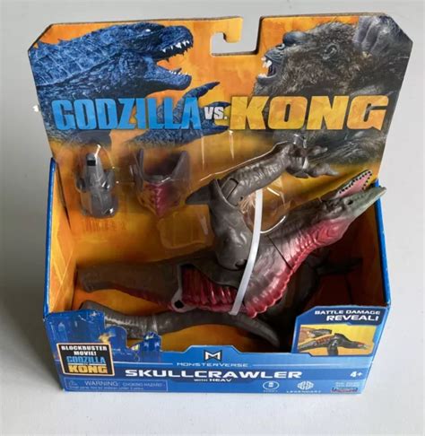 Andnew Monsterverse Godzilla Vs Kong 6 Skullcrawler Figure With Heav