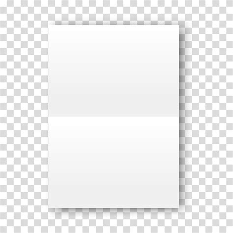 Papier Vide Illustration Vierge Un Document Vectoriel D Vecteur Premium