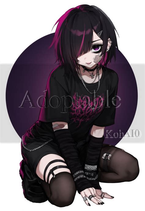Open Adopt Petite Cute Emo Rocker Girl By Kohai0 On Deviantart