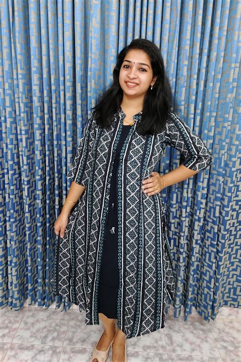 Feeding Jacket Summer Special Kurtis Navy Blue Priyas Magic World