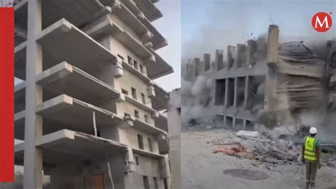 Captan La Caída De Un Edificio Entero Se Vuelve Viral En Redes Video Grupo Milenio
