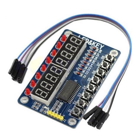 8 bit digital led tube 8 bit tm1638 key display module