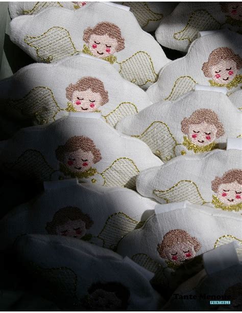 Beau Motif De Broderie Machine Ange Gardien à Télécharger