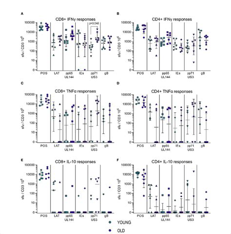 Magnitude Of T Cell Ifng Tnfa And Il 10 Responses To Hcmv Protein Download Scientific Diagram