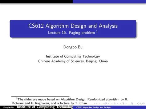 PDF CS Algorithm Design And Analysis Ict Ac Cnbioinfo Ict Ac Cn Dbu AlgorithmCourses