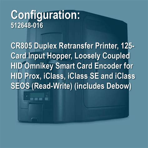Entrust Formerly Datacard 512648 016 Artista Cr805 Duplex Retransfer Id Card Printer Anythingid