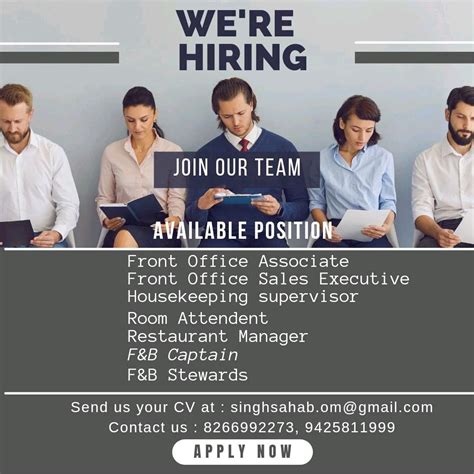 Priyamvada Shrivastava On Linkedin Greetings Were Hiring For The Below Posts Join Our