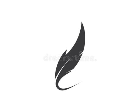 Feather Pen Logo Template Stock Vector Illustration Of Writing 148380674