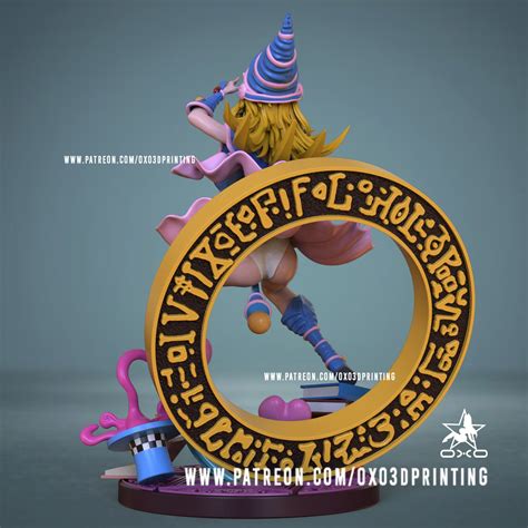 Fichier 3d Dark Magician Girl Yu Gi Oh Sfw Et Nsfw・design Pour