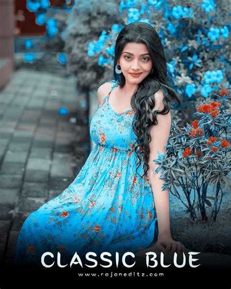 Classic Blue Lightroom Preset Blue Preset Lightroom Mobile Free