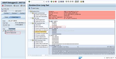 Job Cancel和dump的st22分析（st22里面的十六进制的转换方法和程序）导出st22 Csdn博客