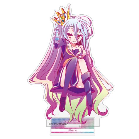 「白」アクリルスタンド 『 』の片割れver [ノーゲーム・ノーライフ] 4つのessence[キャラクター×想い×価値×技術]から