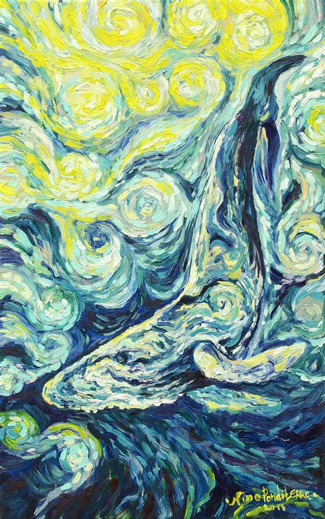 Whale Painting By Nino Ponditerra Fine Art America